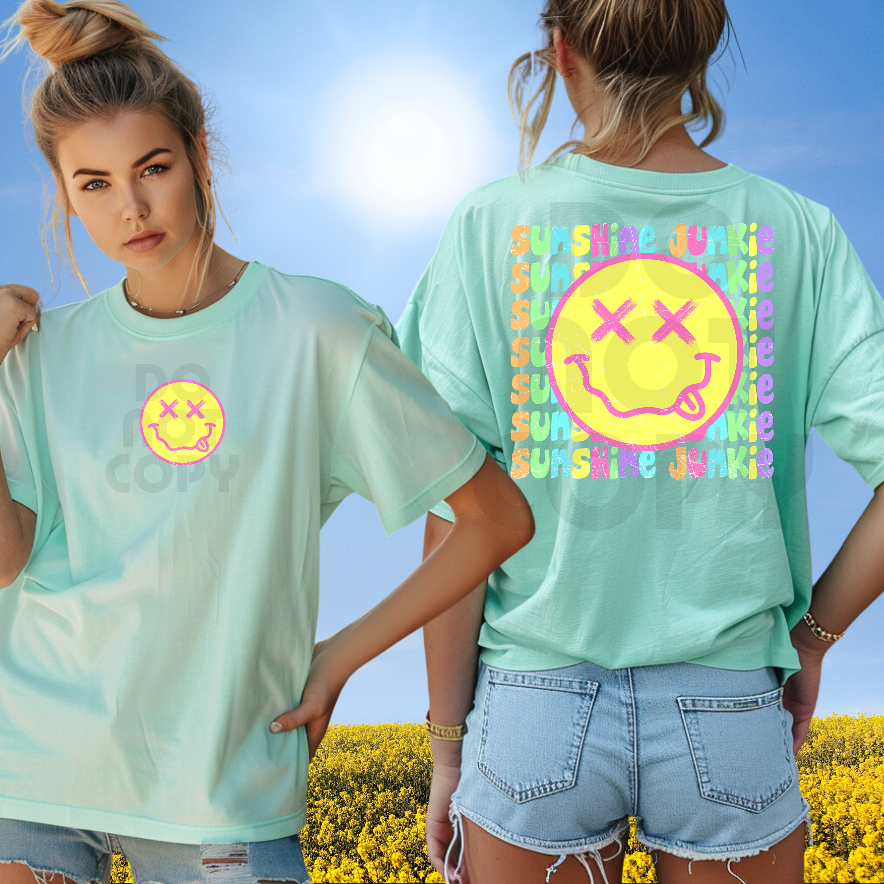 Sun PNG Beach Smiley Face PNG Summer PNG Sunshine Junkie Png, Shirt ...