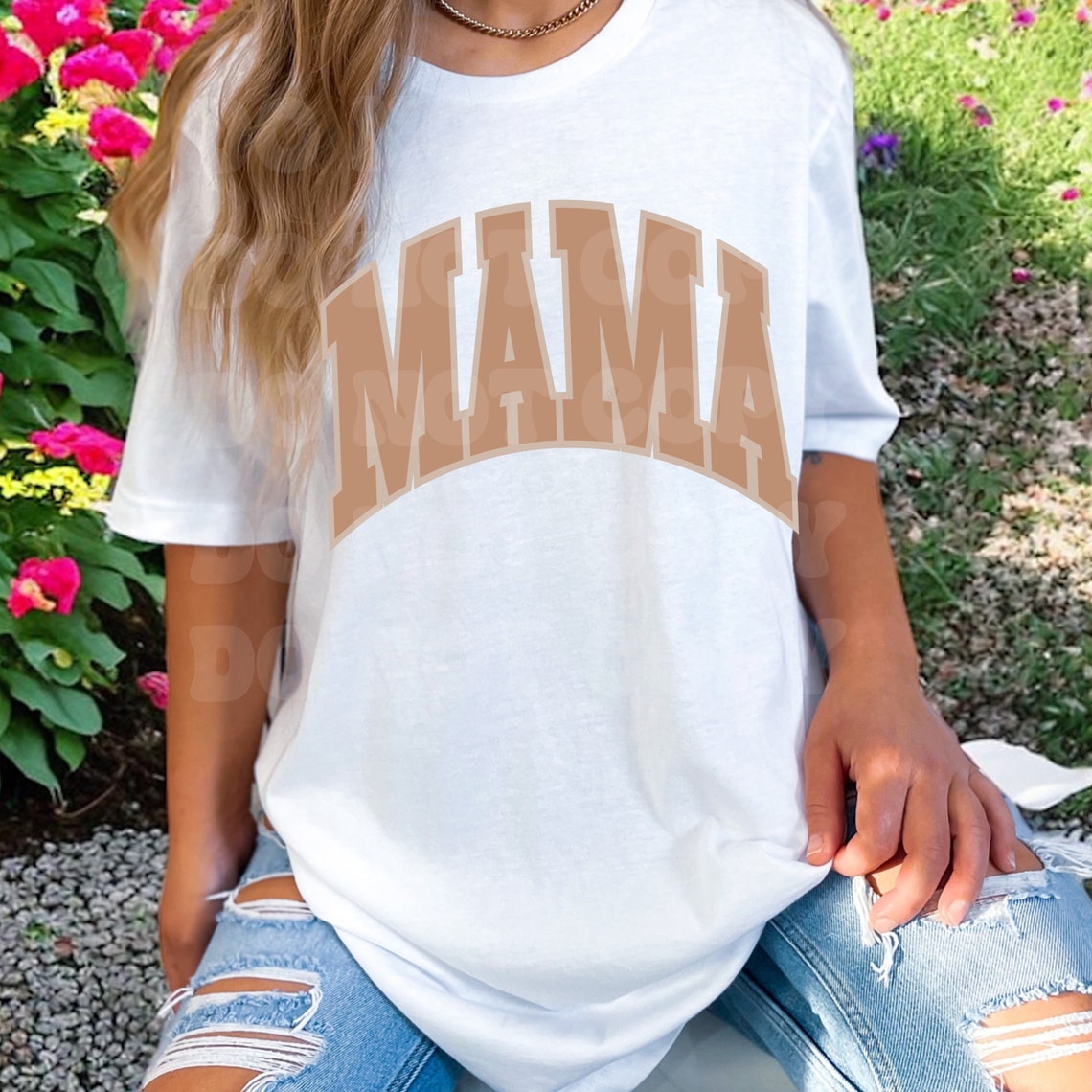 Mama Bundle Png, Mama Varsity Svg Png, Mama Varsity Curved Svg, Mama ...