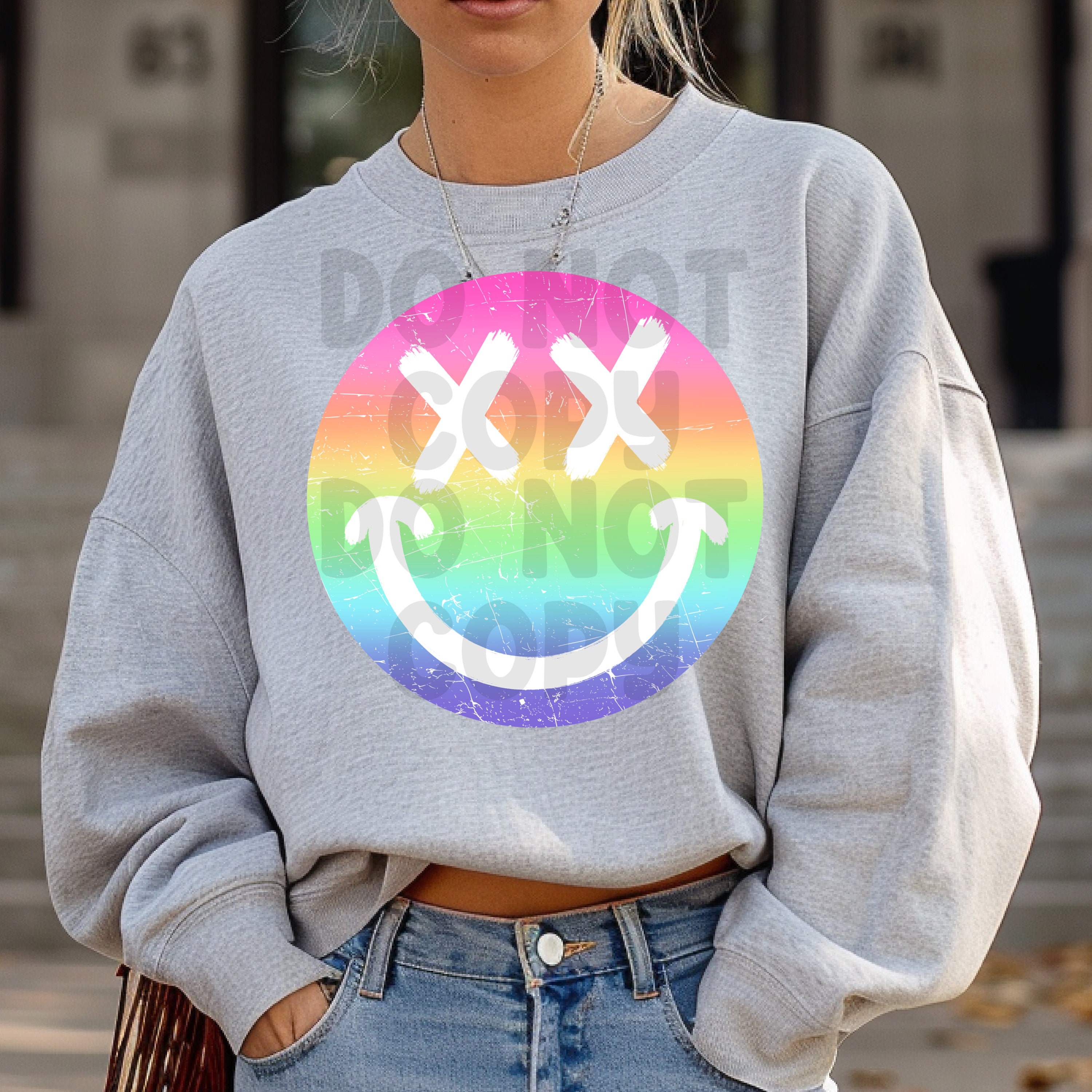 Pastel Smiley Face, Ombre Rainbow Png, Pastel Rainbow Png, Summer Png ...