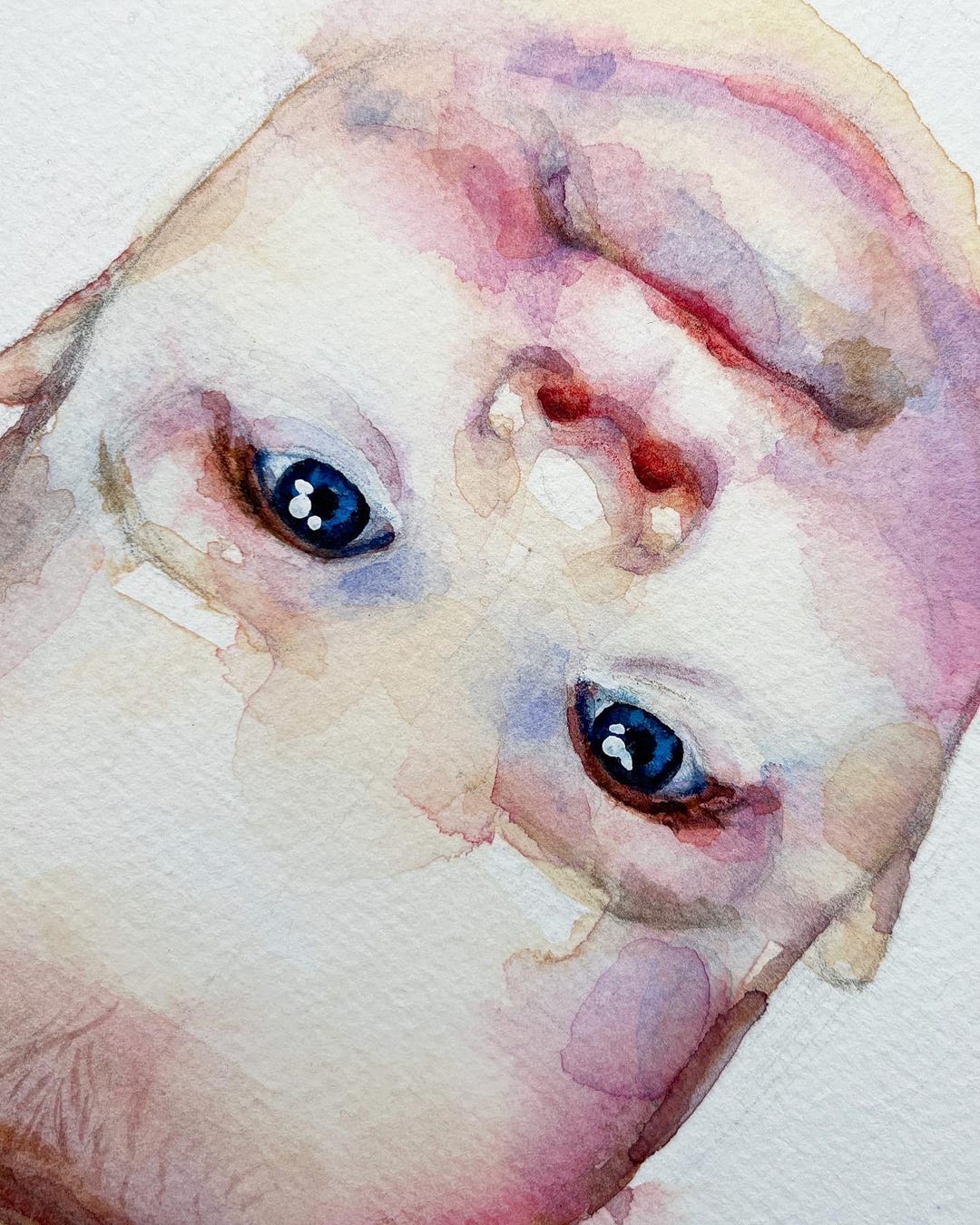 Customer Portrait From Photo, Watercolor Portrait Painting, Custom ...