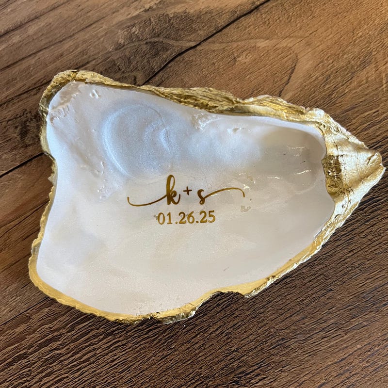 Oysters Shell Trinket Holder - Etsy Canada