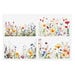 Wildflower Sticker Sheet, 4 Stickers, Floral Stickers - Etsy