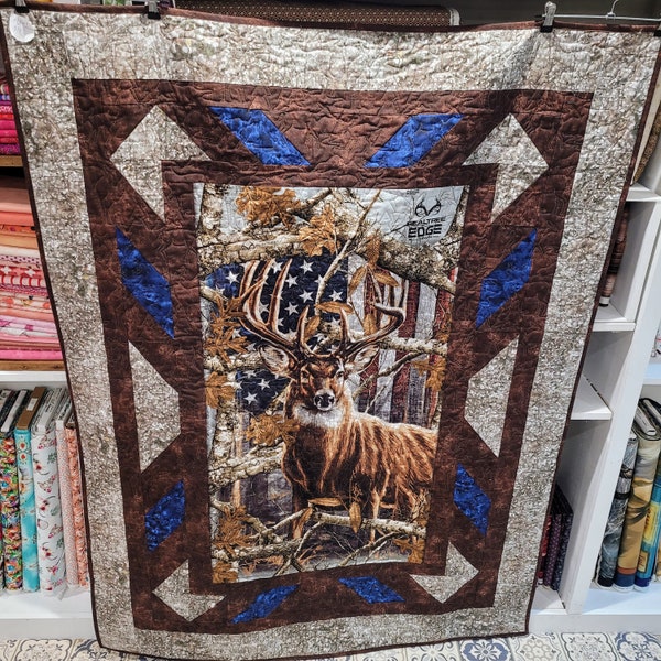 Deer Quilt - Etsy