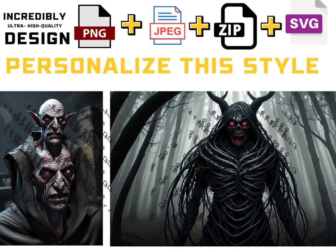 Spooktacular Halloween SVG Bundle: Creepy Skeletons Demons - Etsy