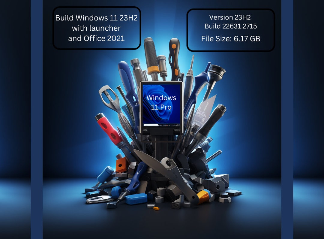 Build Windows 11 23H2 and Launcher and Office 2021 With Lifetime ...