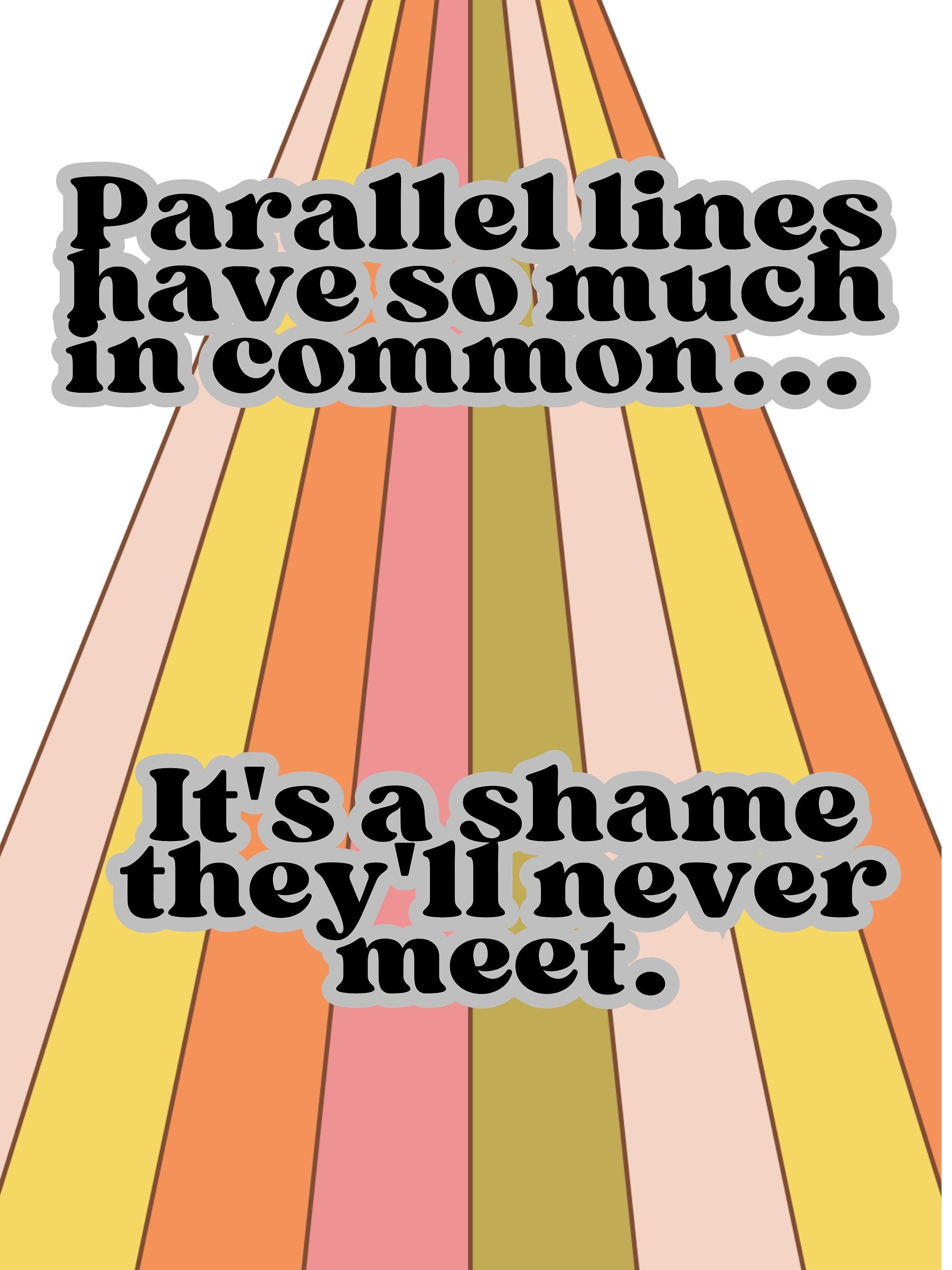 Funny Math Posters Digital Download Set of 4 Retro Vibe - Etsy