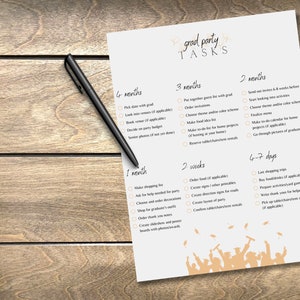 Graduation Party Planner for 2024 2025 2026 Graduates With Checklists ...