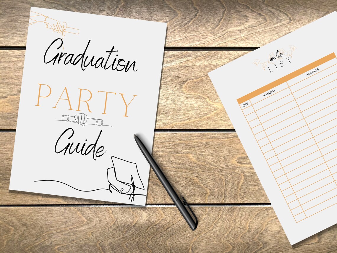 Graduation Party Planner for 2024 2025 2026 Graduates With Checklists ...