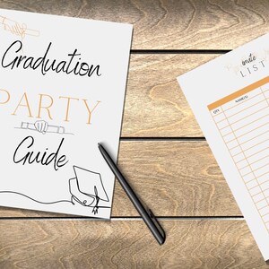 Graduation Party Planner for 2024 2025 2026 Graduates With Checklists ...