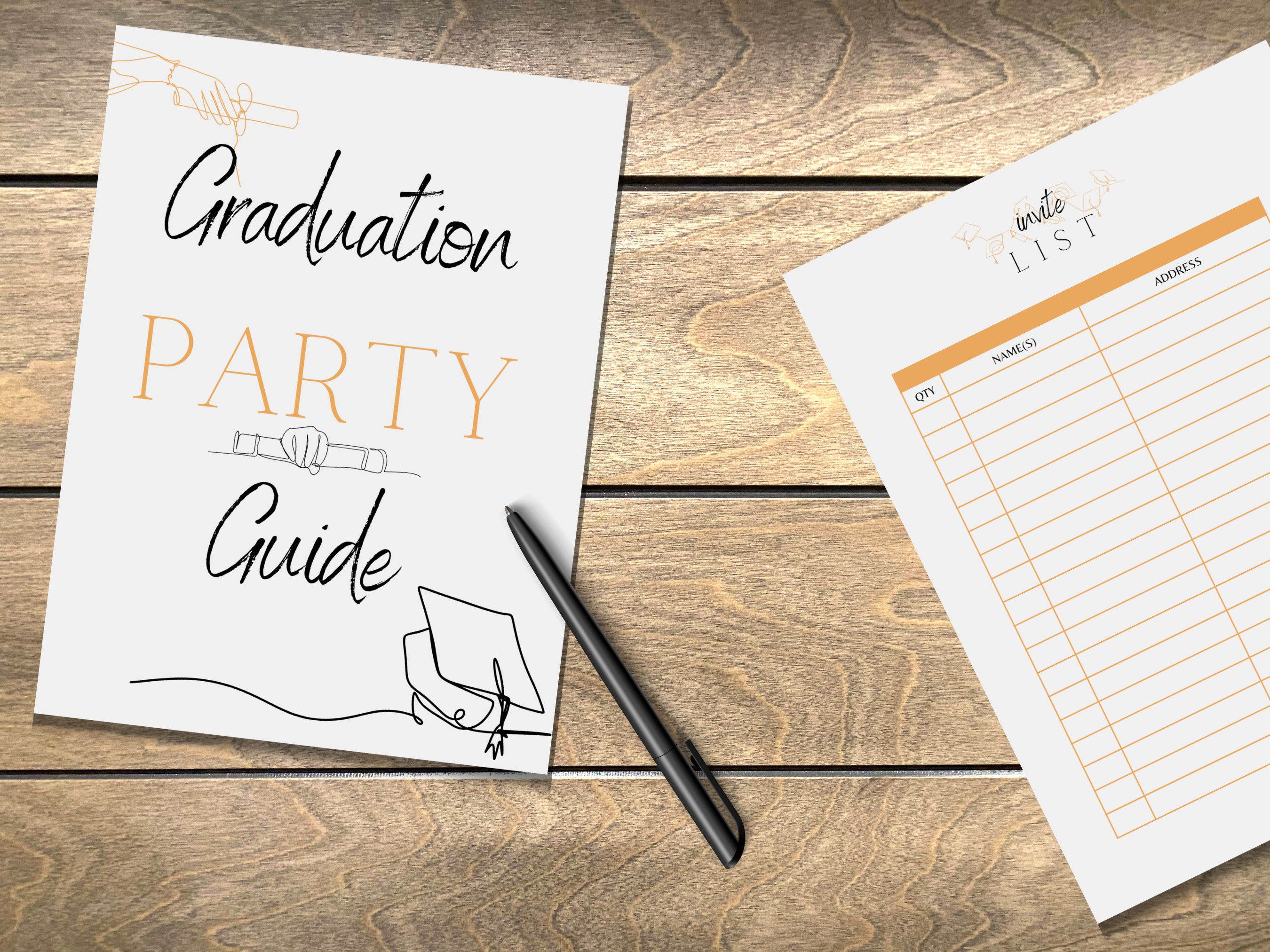 Graduation Party Planner for 2024 2025 2026 Graduates With Checklists ...