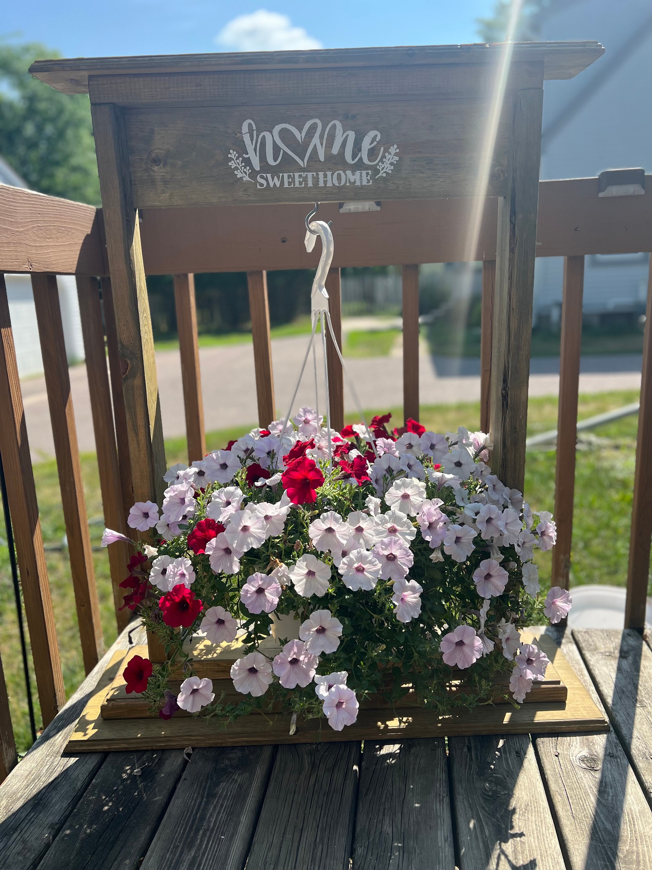 Wood Welcome Plant Stand - Etsy