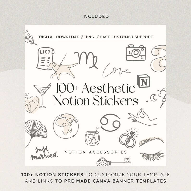 Notion Template Aesthetic Life Planner, Notion Planner, Notion Template ...