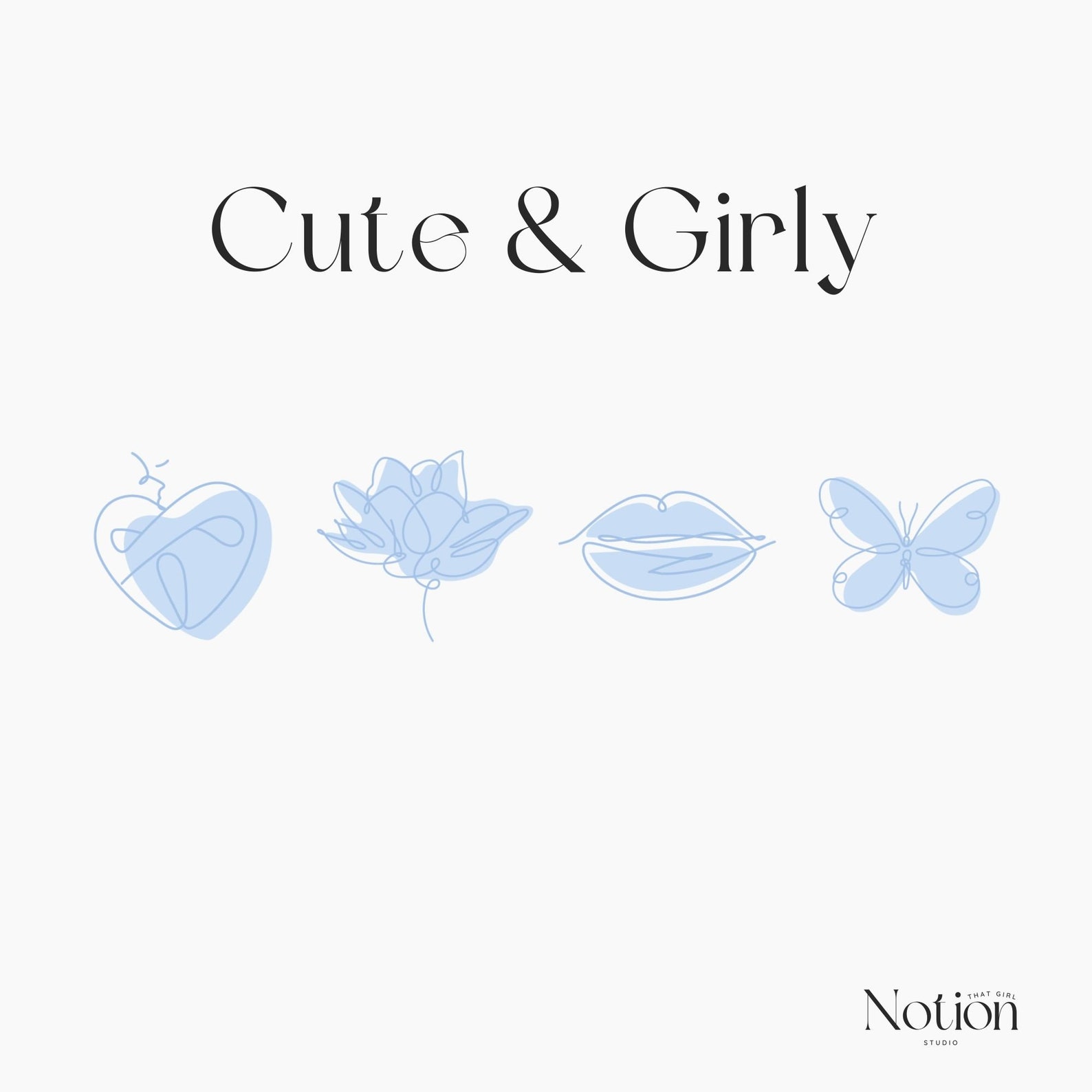 Notion Template Aesthetic Icons, Life Planner Stickers, Notion Template ...