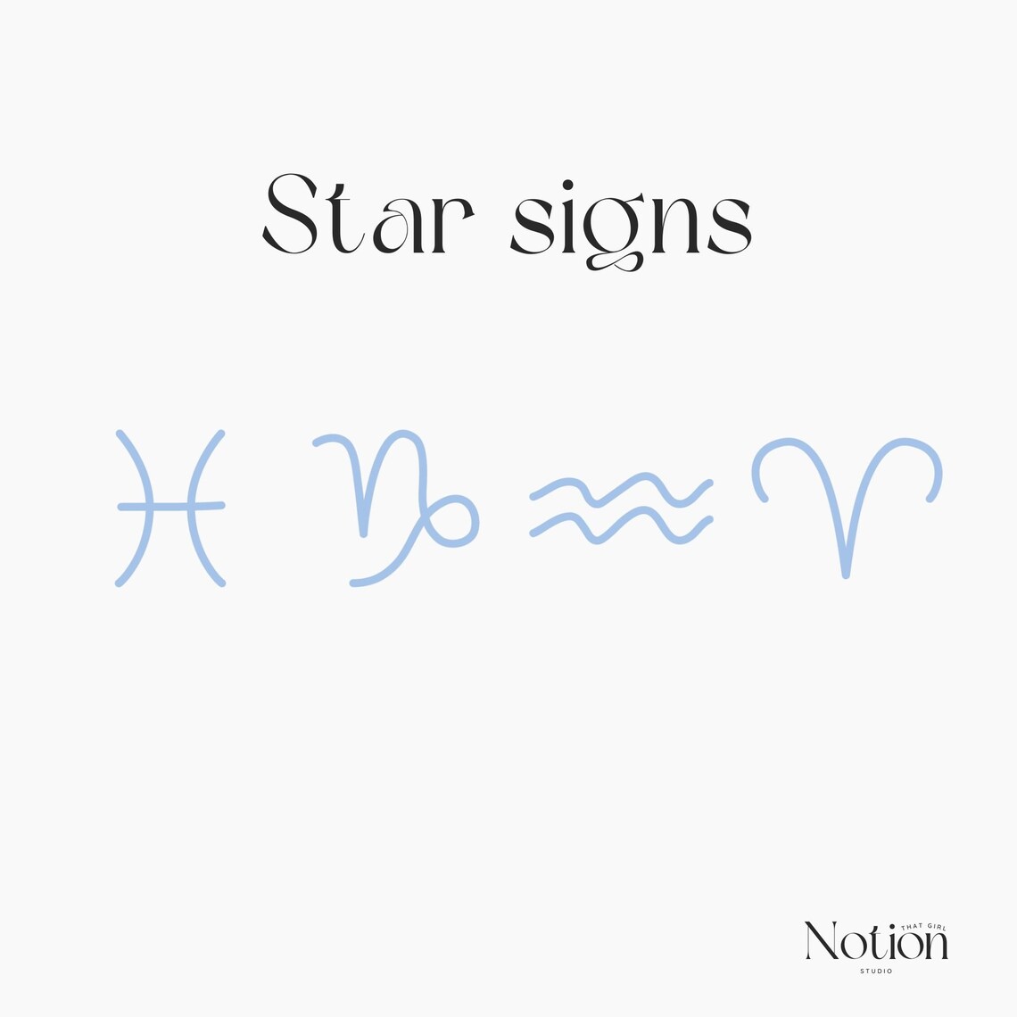 Notion Template Aesthetic Icons, Life Planner Stickers, Notion Template ...