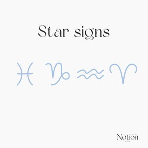 Notion Template Aesthetic Icons, Life Planner Stickers, Notion Template ...