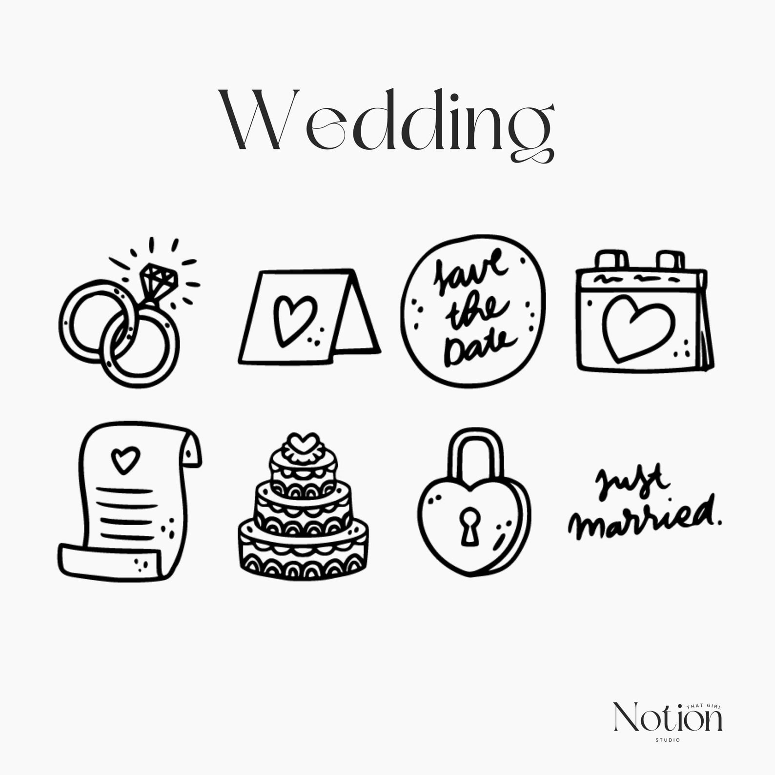 Notion Template Aesthetic Stickers, Life Planner Stickers, Notion ...
