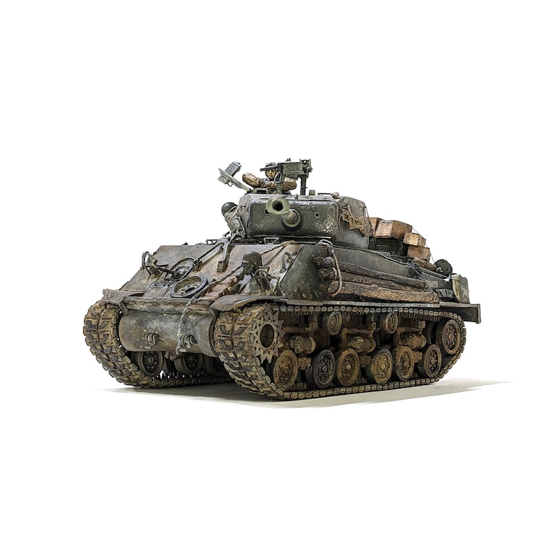 M4A3E8 Sherman fury Pro Built and Painted 1:35 Scale Model - Etsy