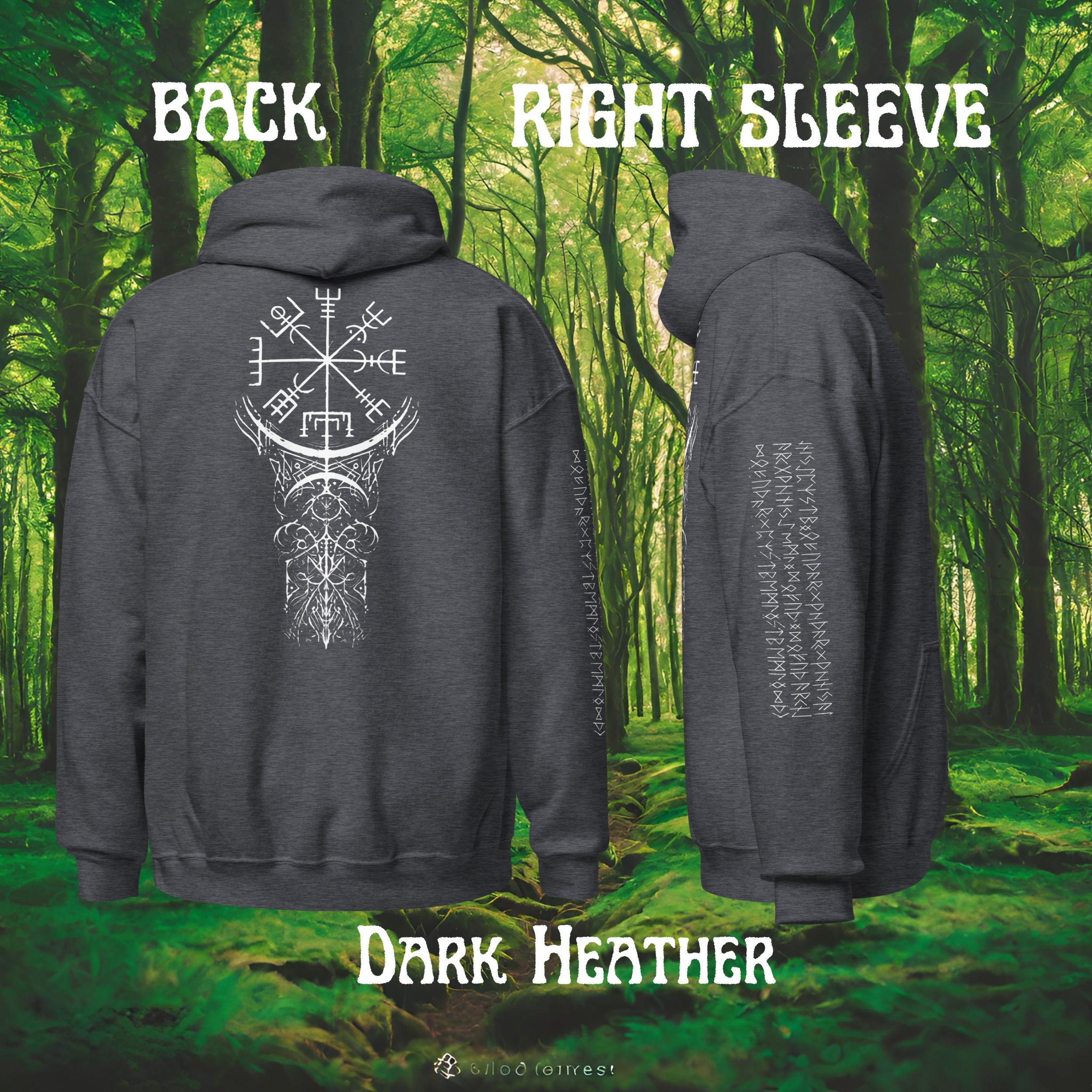 Wikinger Hoodie: Norse Runes Gift for Men - Nordic Sweater With Ancient ...