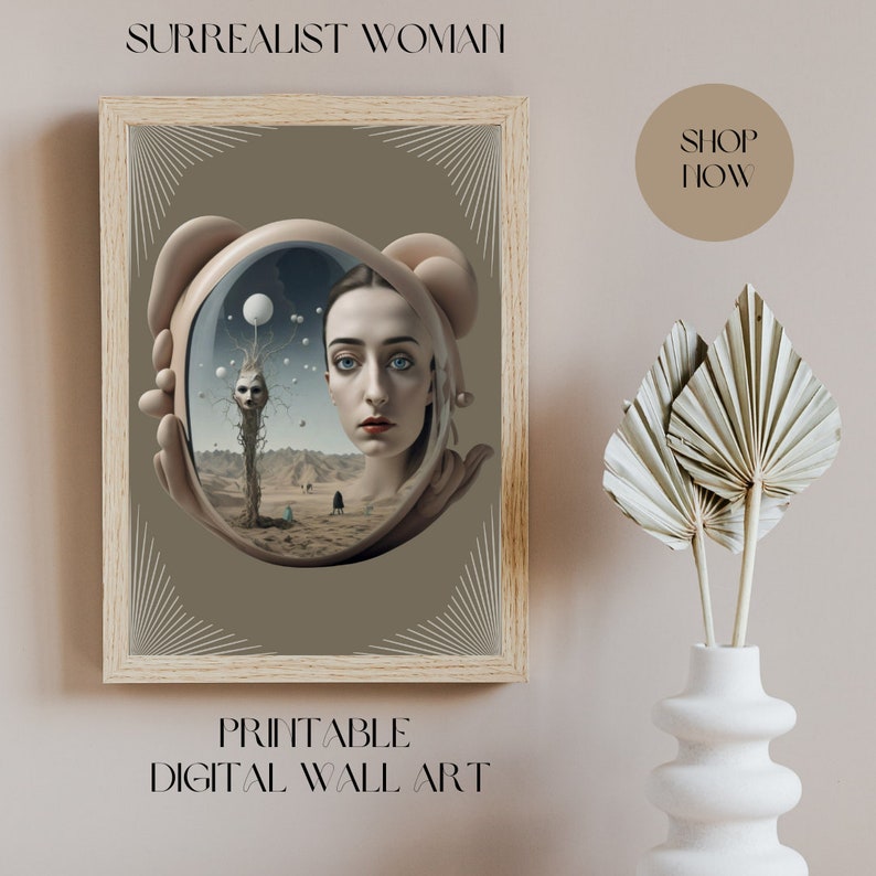 Printable Wall Art - Printable Surreal Art - 300 DPI Quality and in 15 ...