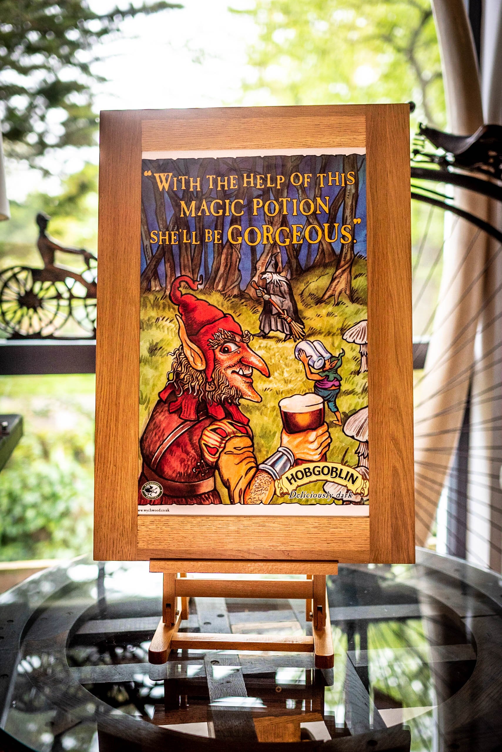 Magic Potion Handmade Oak Framed Hobgoblin Beer Poster - Etsy