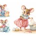 Cleaning Mouse Digital Clipart Bundle, High Quality Jpgs, Watercolor ...