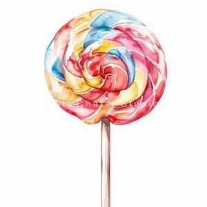 Sweet Lollipop Clipart Bundle Nursery Sweet Clipart, Dessert Clipart ...