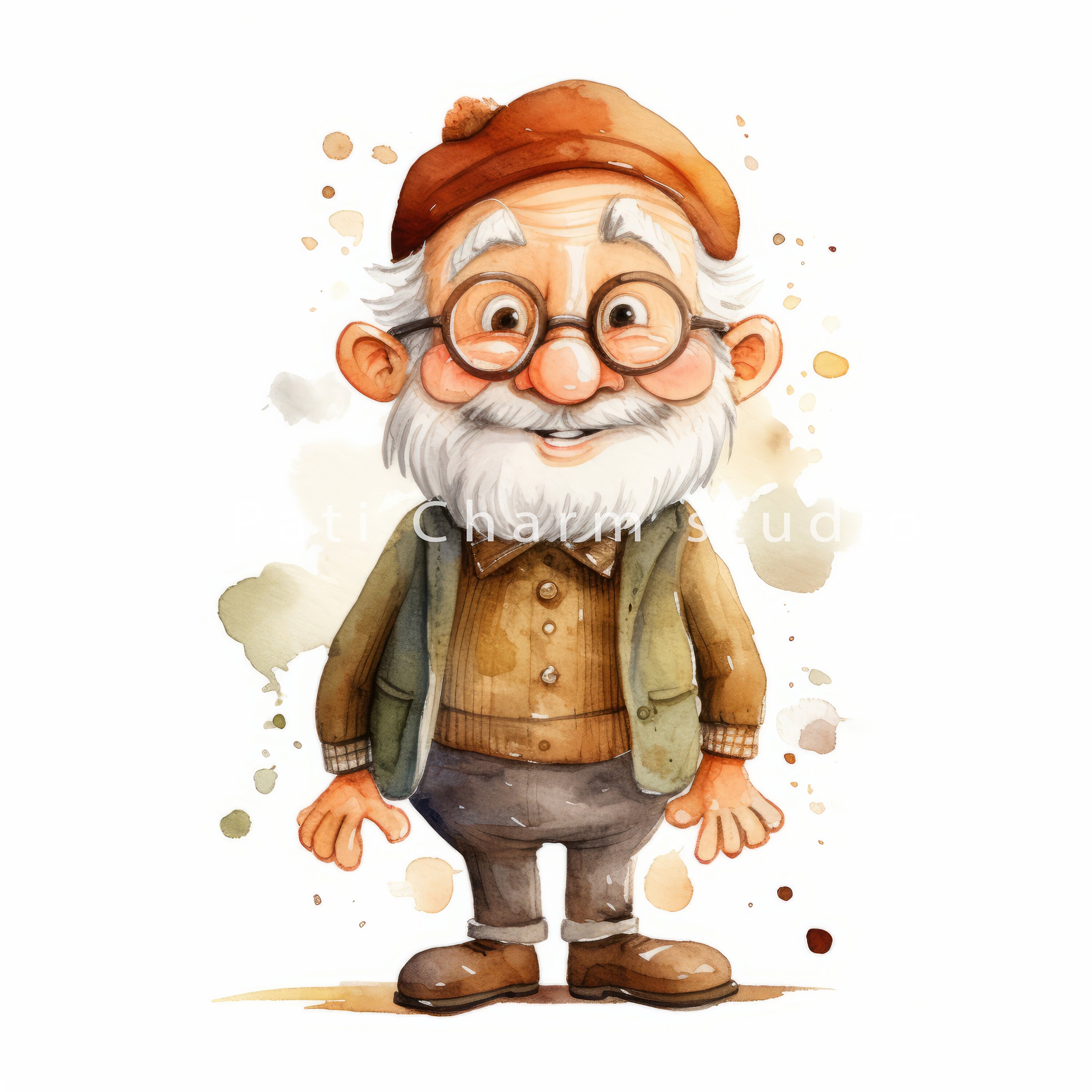 Grandparents Clipart Bundle, Family Clipart, Commercial Use ...