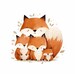 Cute Fox Clipart Bundle, High Quality Jpgs, Digital Download ...