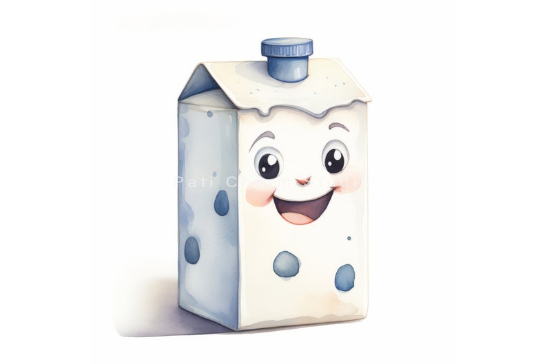 Watercolor Milk Clipart Bundle, Nursery Decor, Baby Shower Invitation ...