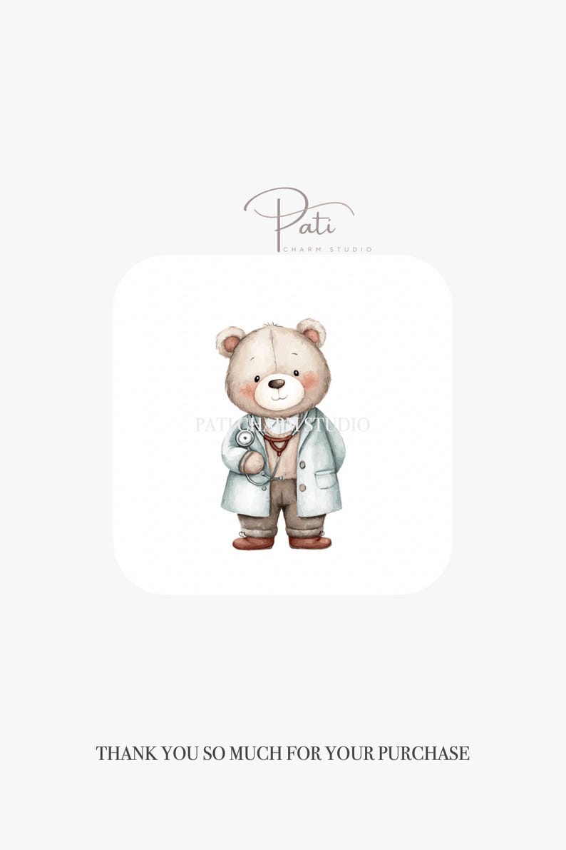 Hospital Clipart Set, Cute Doctor and Nurse PNG, Ambulance and Medical ...