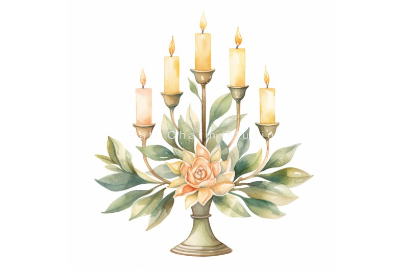 Hanukkah Clipart Bundle, High Quality Jpgs, Jewish Holiday Clipart ...