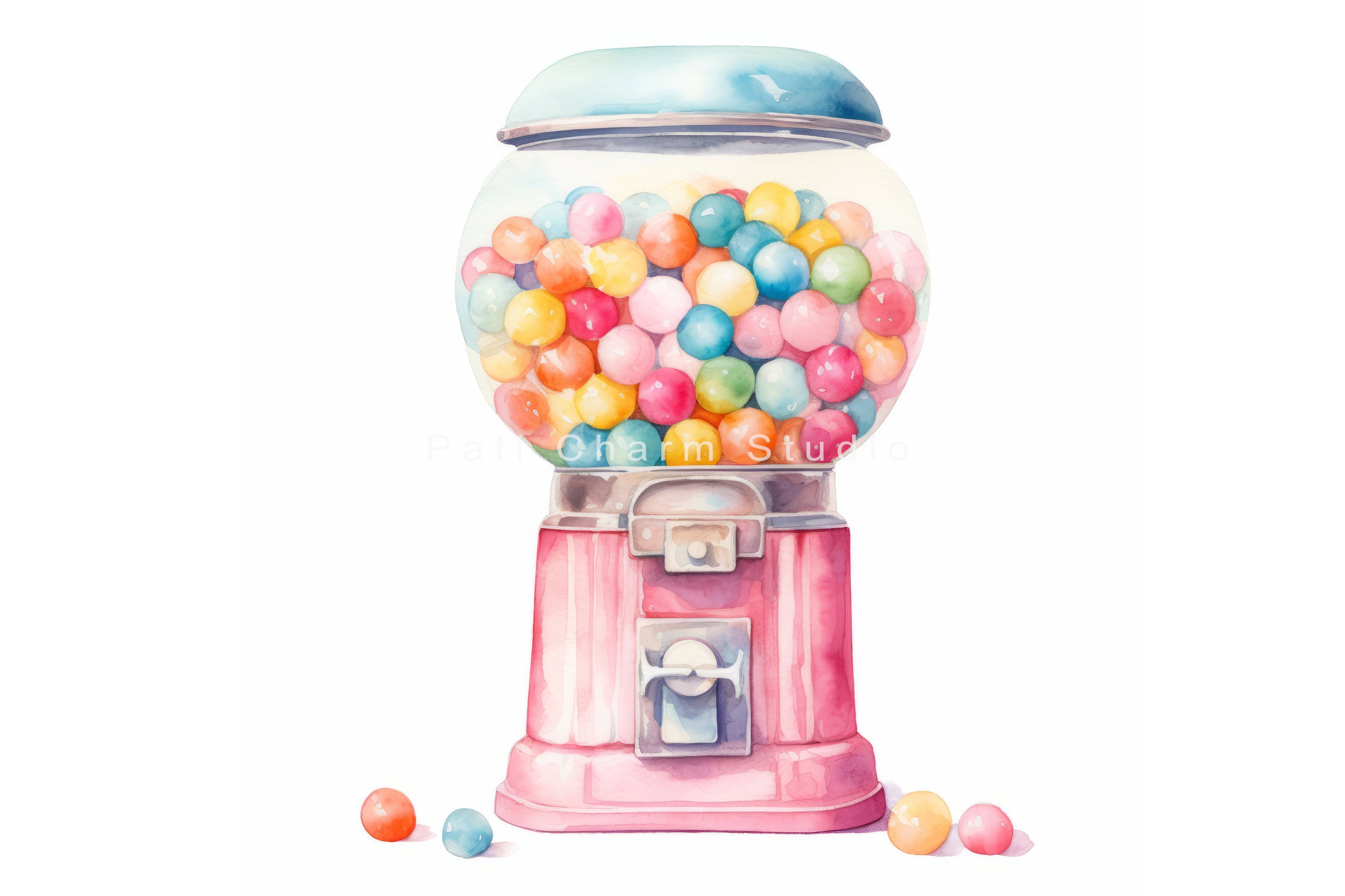 Watercolor Deserts Clipart Bundle, High Quality Jpgs, Pastel Candy ...