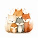 Cute Fox Clipart Bundle, High Quality Jpgs, Digital Download ...