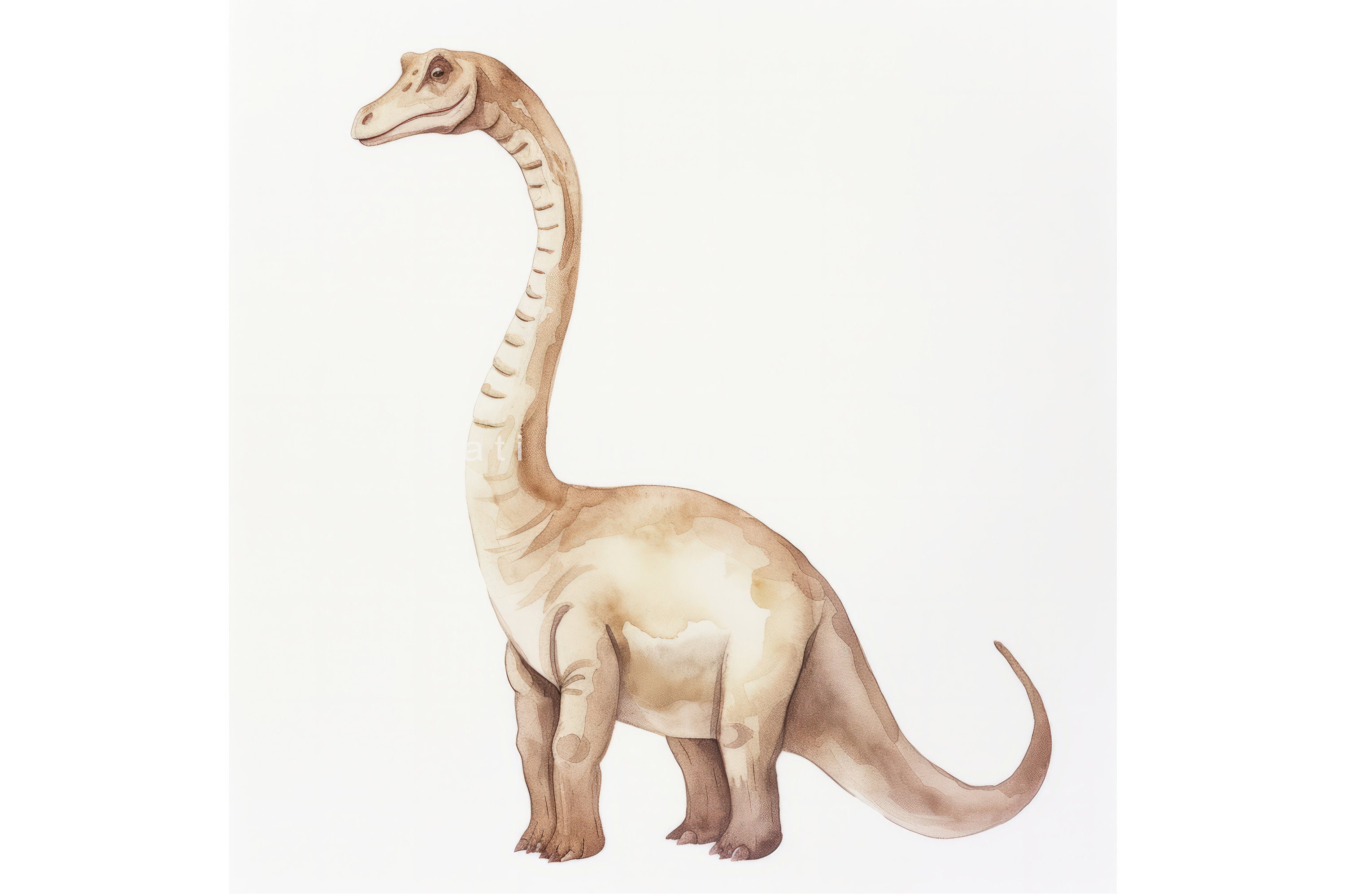 Watercolor Dinosaur Clipart Bundle, Dino Birthday Party Clip Art, Baby ...