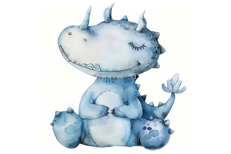 Watercolor Blue Fairy Clipart Bundle, High Quality JPG, Blue Butterfly ...