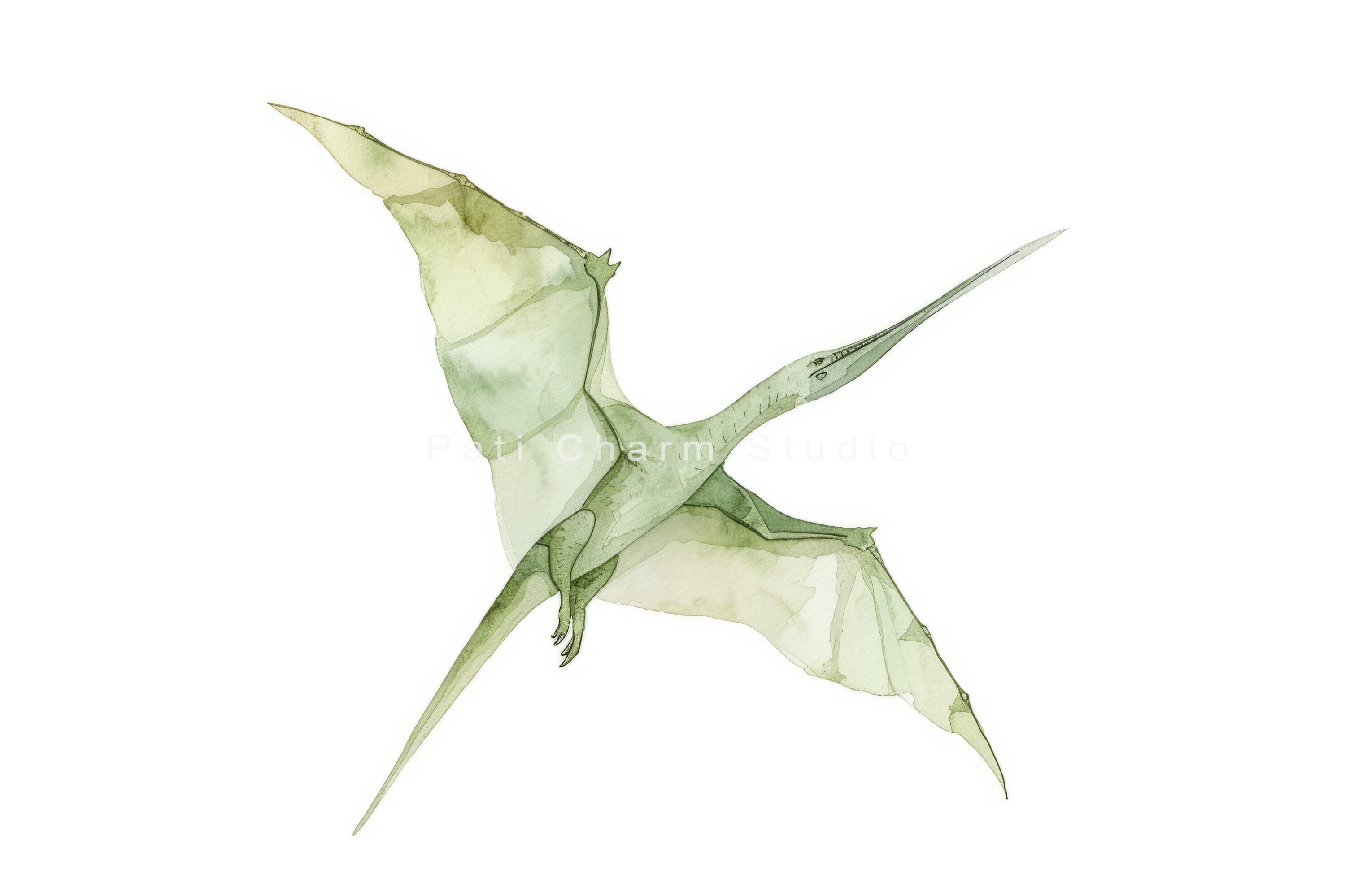 Watercolor Dinosaur Clipart Bundle, Dino Birthday Party Clip Art, Baby ...