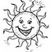 Happy Sun Coloring Page for Kids, Instant Download, Coloring Book ...