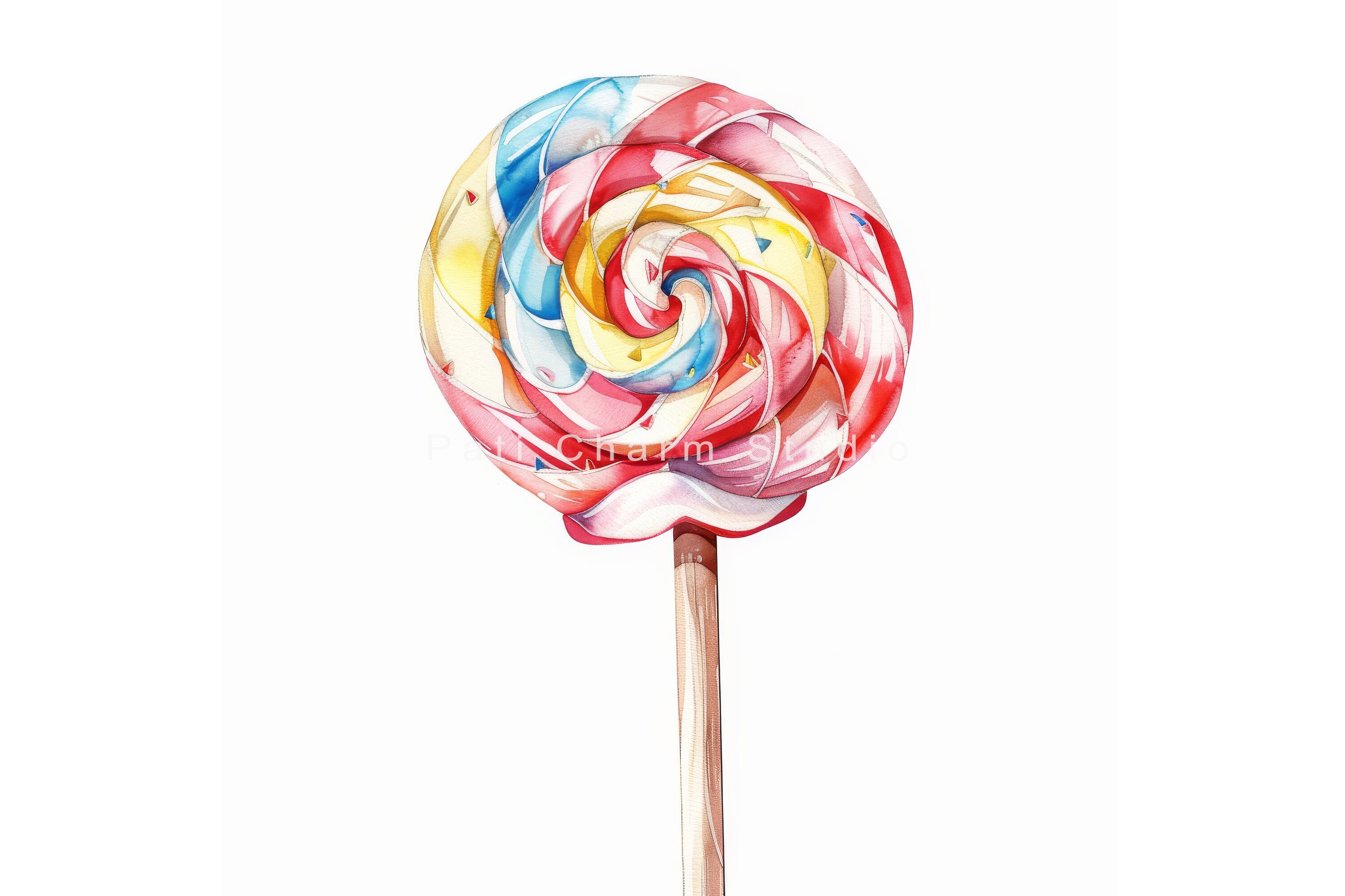 Sweet Lollipop Clipart Bundle Nursery Sweet Clipart, Dessert Clipart ...