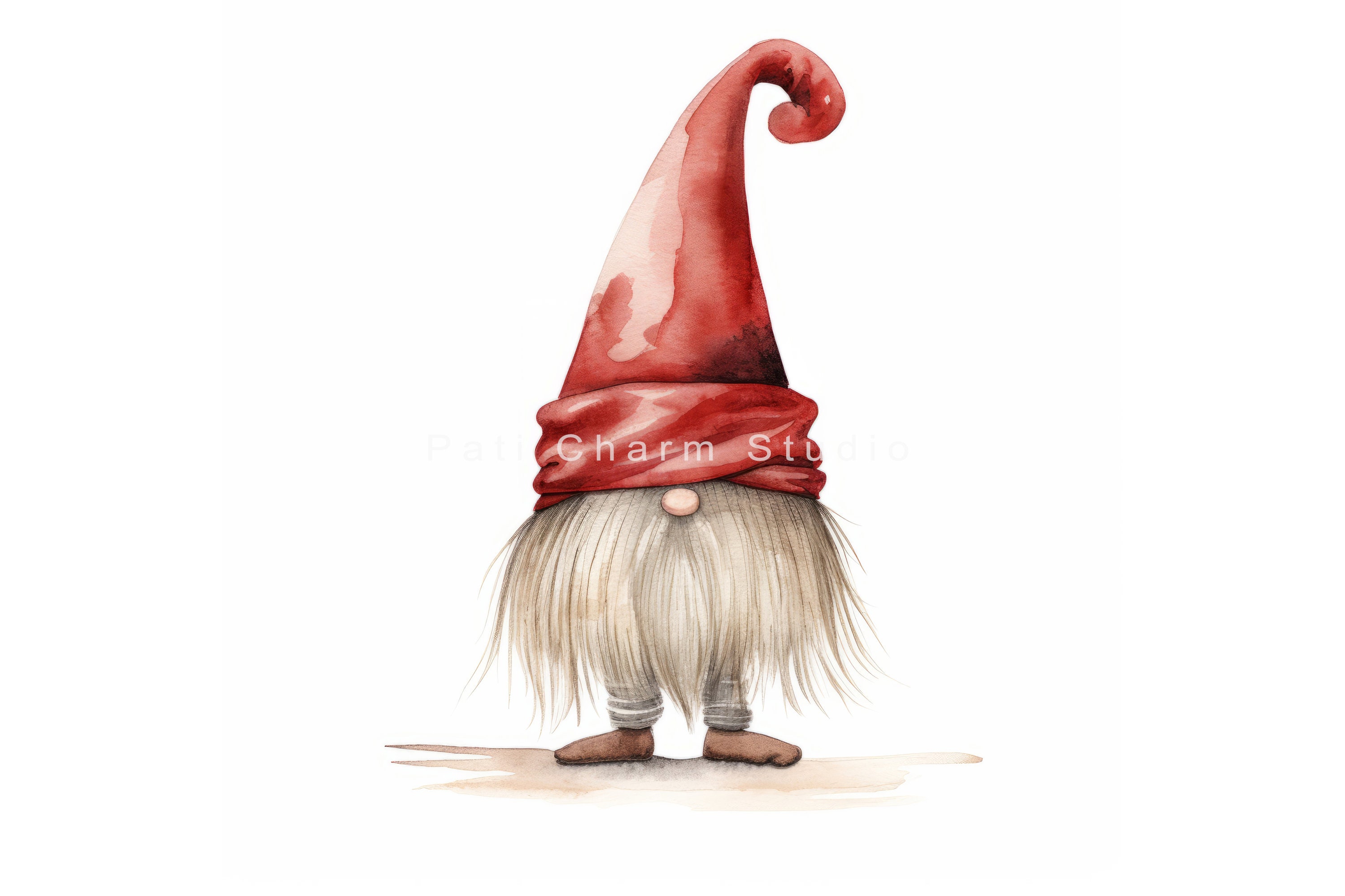 Scandinavian Gnome Clipart Bundle, Digital Download, Cute Gnome Clipart ...