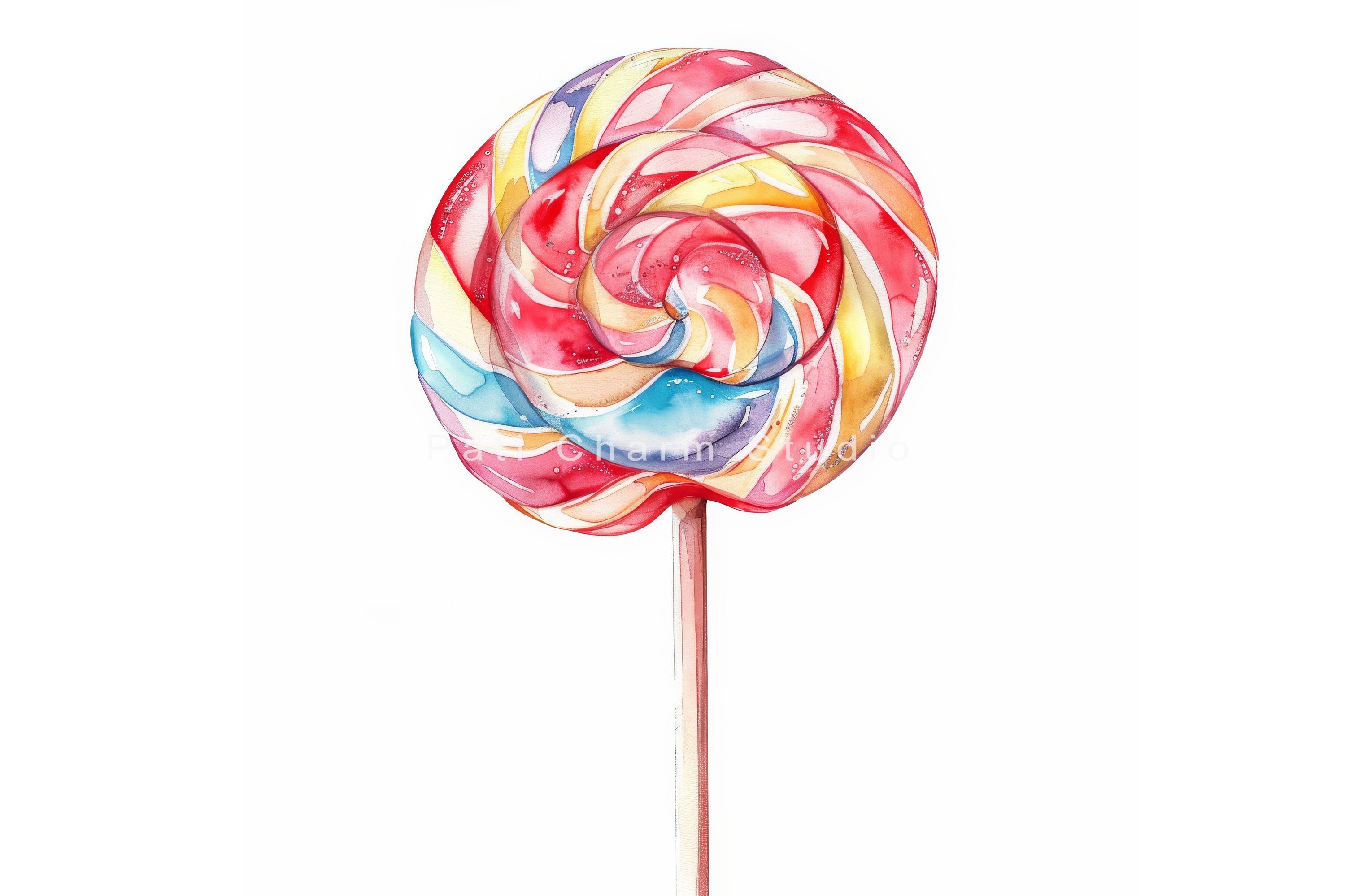 Sweet Lollipop Clipart Bundle Nursery Sweet Clipart, Dessert Clipart ...