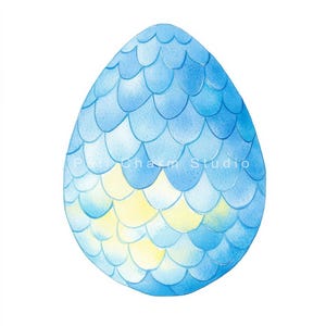 Dragon Egg Clipart Bundle, Watercolor Fantasy Clipart, Nursery Wall Art ...