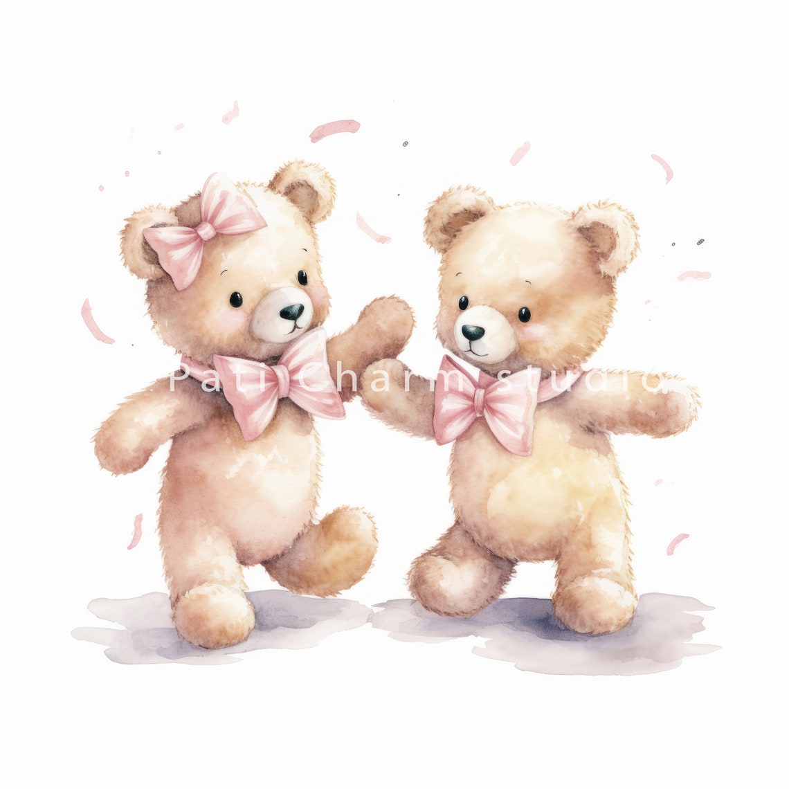 Watercolor Clipart for Baby Shower Newborn Baby Girl High - Etsy