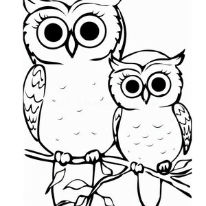 Woodland Animal Coloring Page for Kids, Instant Download, Coloring Book ...
