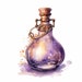 Potion Bottle Clipart Bundle, Jpgs, Watercolor Magic Potion Clipart ...