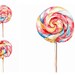 Sweet Lollipop Clipart Bundle Nursery Sweet Clipart, Dessert Clipart ...