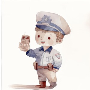 Playful Policeman, Sneaky Thief, Cute Detective, Adorable Burglar ...