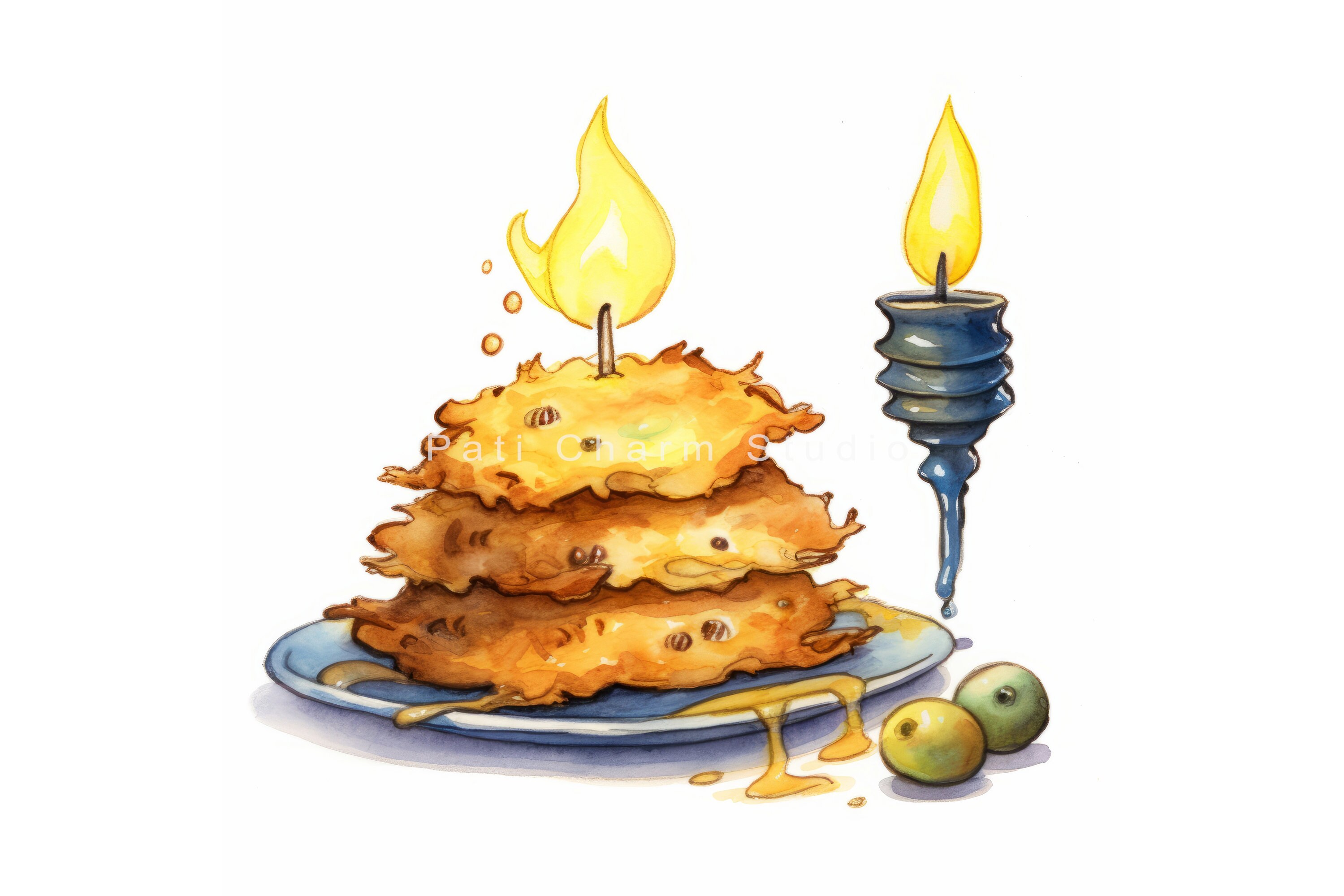 Hanukkah Clipart Bundle, High Quality Jpgs, Jewish Holiday Clipart ...