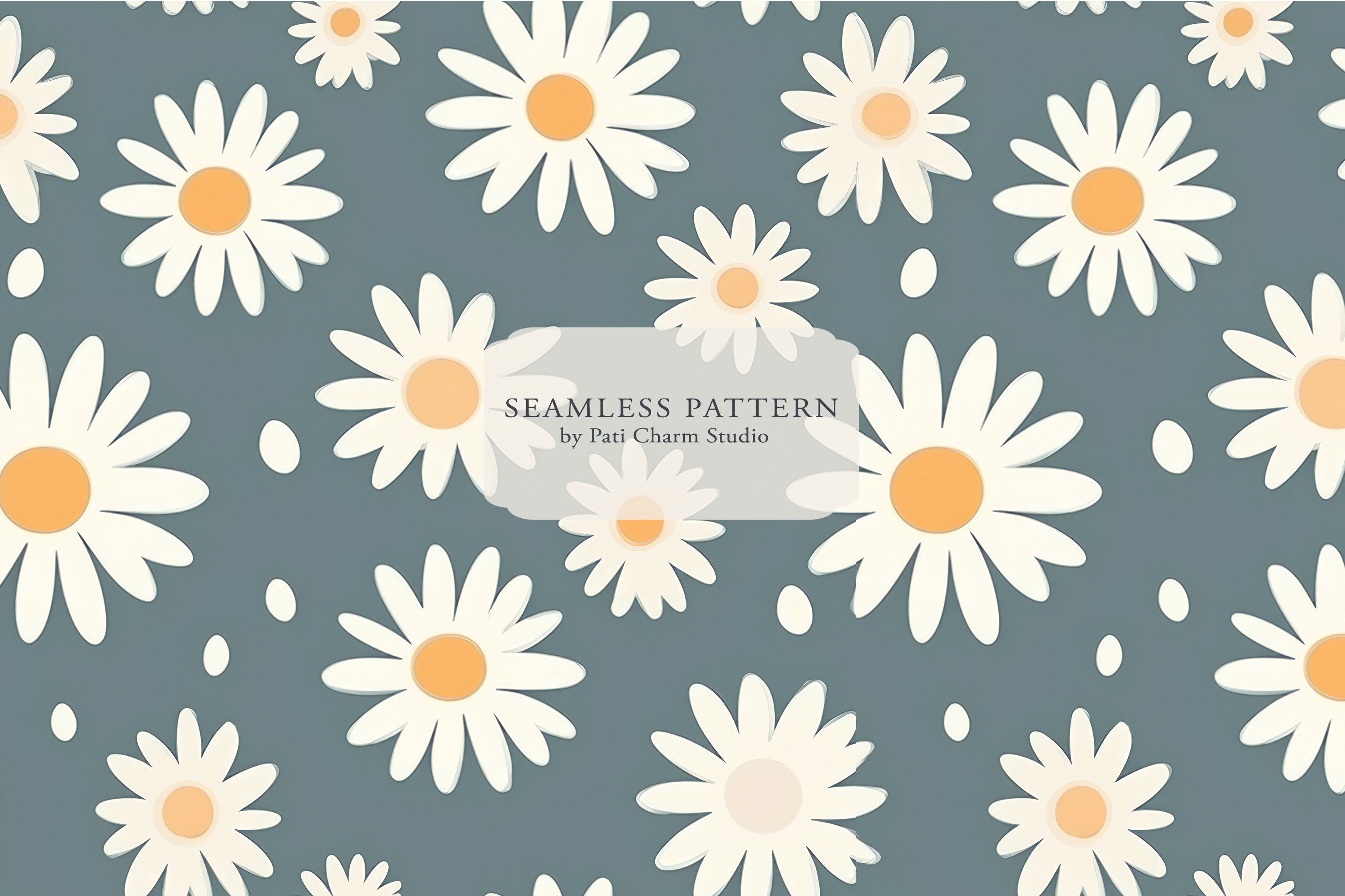 Daisy Flower Digital Paper, Scrapbooking, Floral Wedding Paper ...