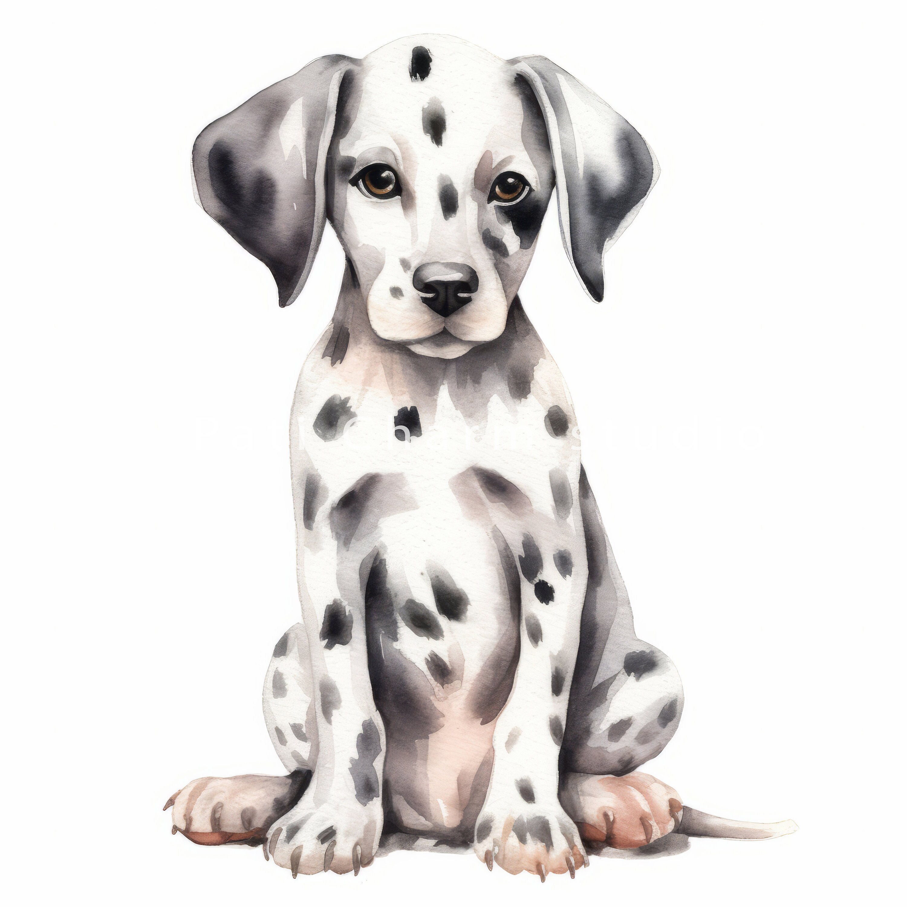 Dalmatian Dog Clipart High Quality Jpgs Dog Breed Animal - Etsy