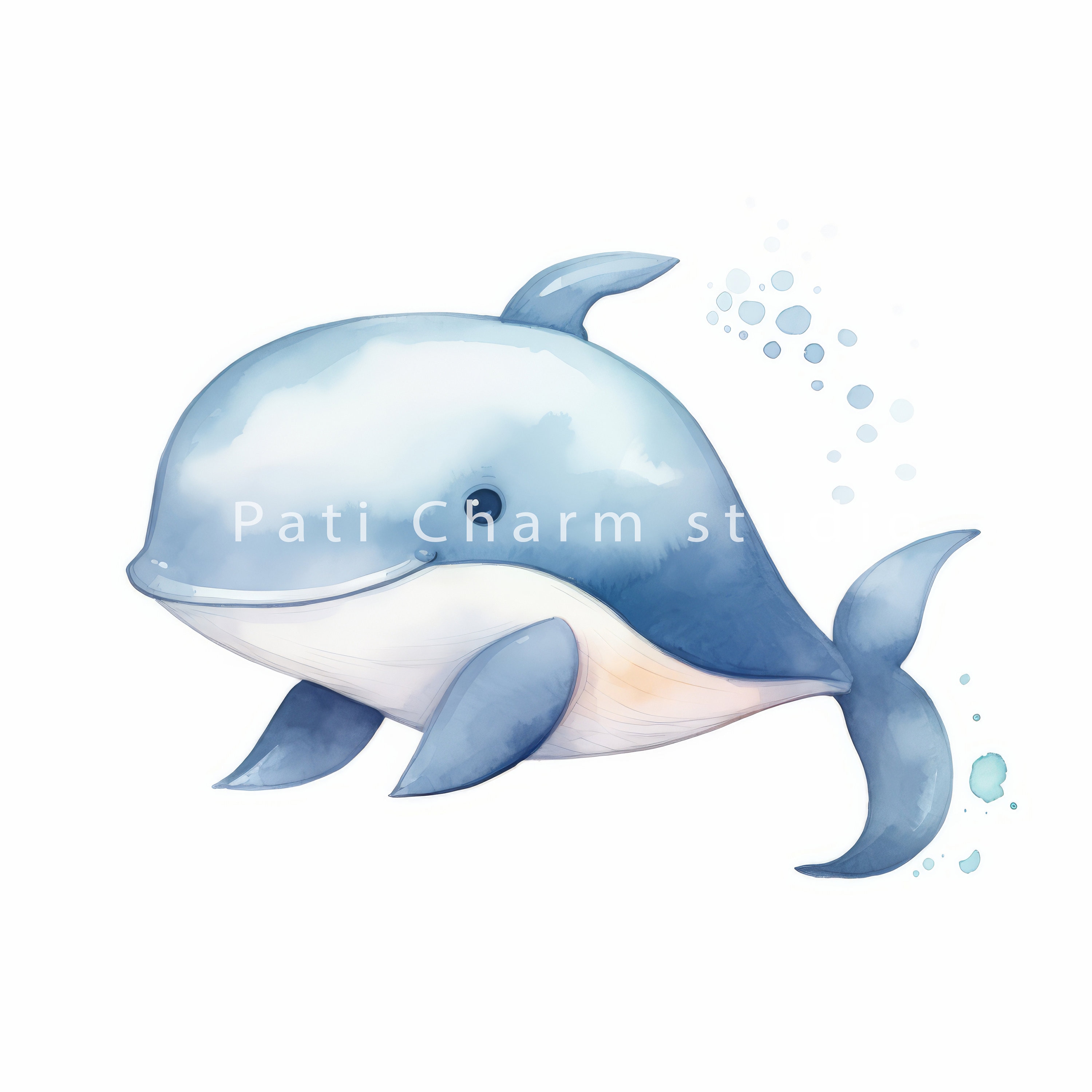 Watercolor Under the Sea Clipart Bundle 9 High Quality Jpgs, Cute Ocean ...